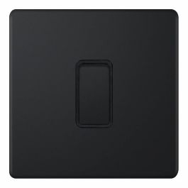 1G 2W SWITCH MATT BLACK